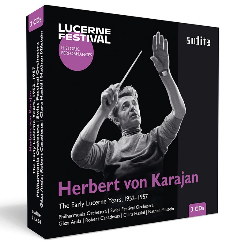 [HMV店舗在庫一覧] ヘルベルト・フォン・カラヤン／ルツェルン音楽祭初期録音集成 1952-1957 フィルハーモニア管弦楽団、ルツェルン祝祭管弦楽団（3CD）（日本語解説付） | HMV ...