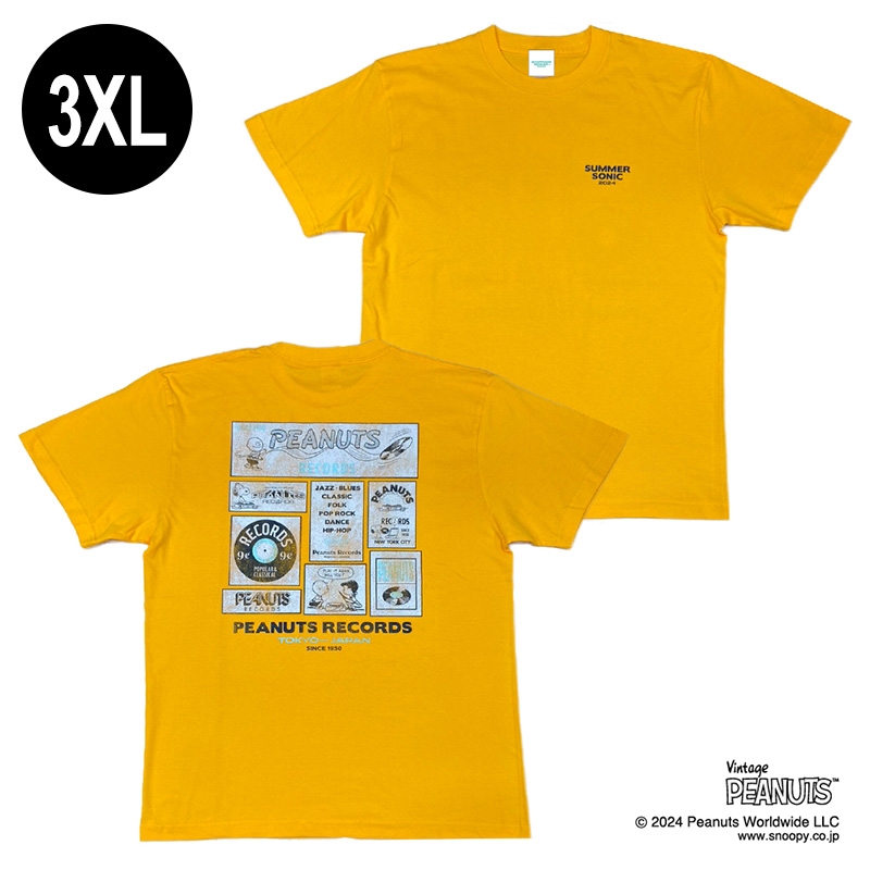 SUMMER SONIC × PEANUTS Collaboration T-Shirt[オレンジ]3XL : SUMMER SONIC ...
