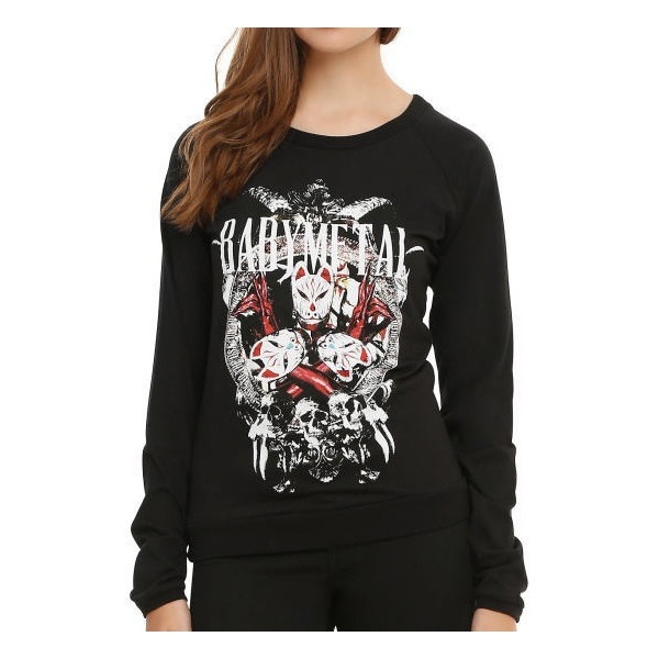 BABYMETAL FOX MASKS LONG-SHIRT LONG T-シャツ SIZE-M（レディースサイズ） : BABYMETAL ...