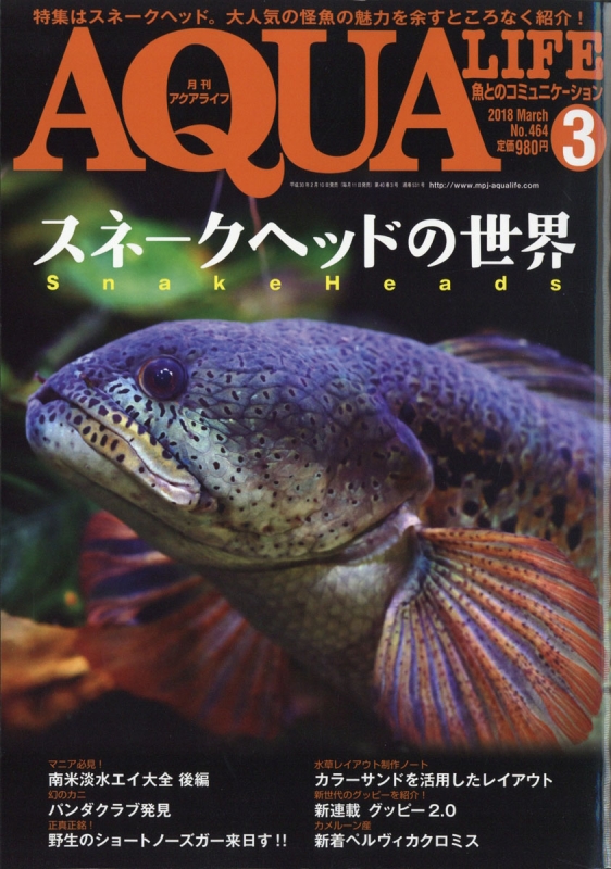 月刊 AQUA LIFE (アクアライフ)2018年 3月号 : 月刊AQUA LIFE編集部 | HMV&BOOKS online ...