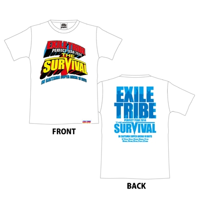 Tシャツ ホワイト【M】 /EXILE TRIBE THE SURVIVAL : EXILE TRIBE | HMV&BOOKS online ...