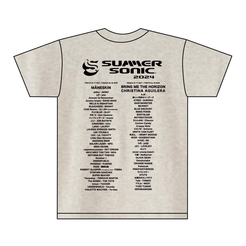 コミックTシャツ[オートミール]3XL : SUMMER SONIC | HMV&BOOKS online - SS24156T
